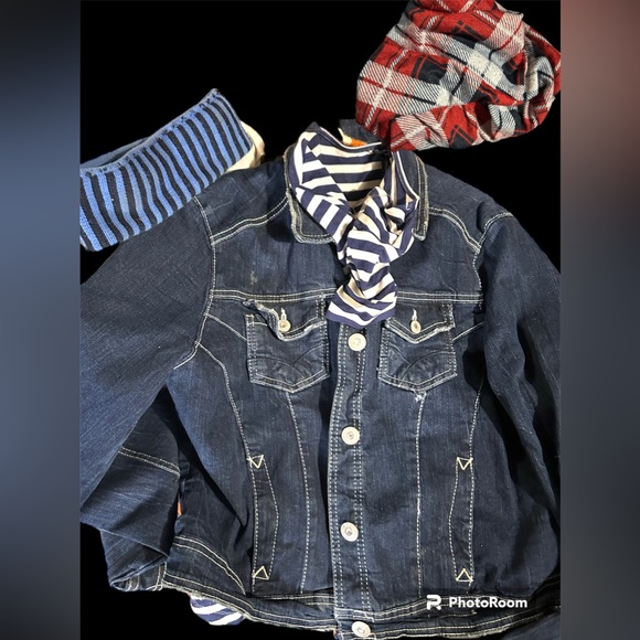 Rhythm In Blues | Jackets & Coats | 4 Piece Denim Jacket Bundle Hair ...